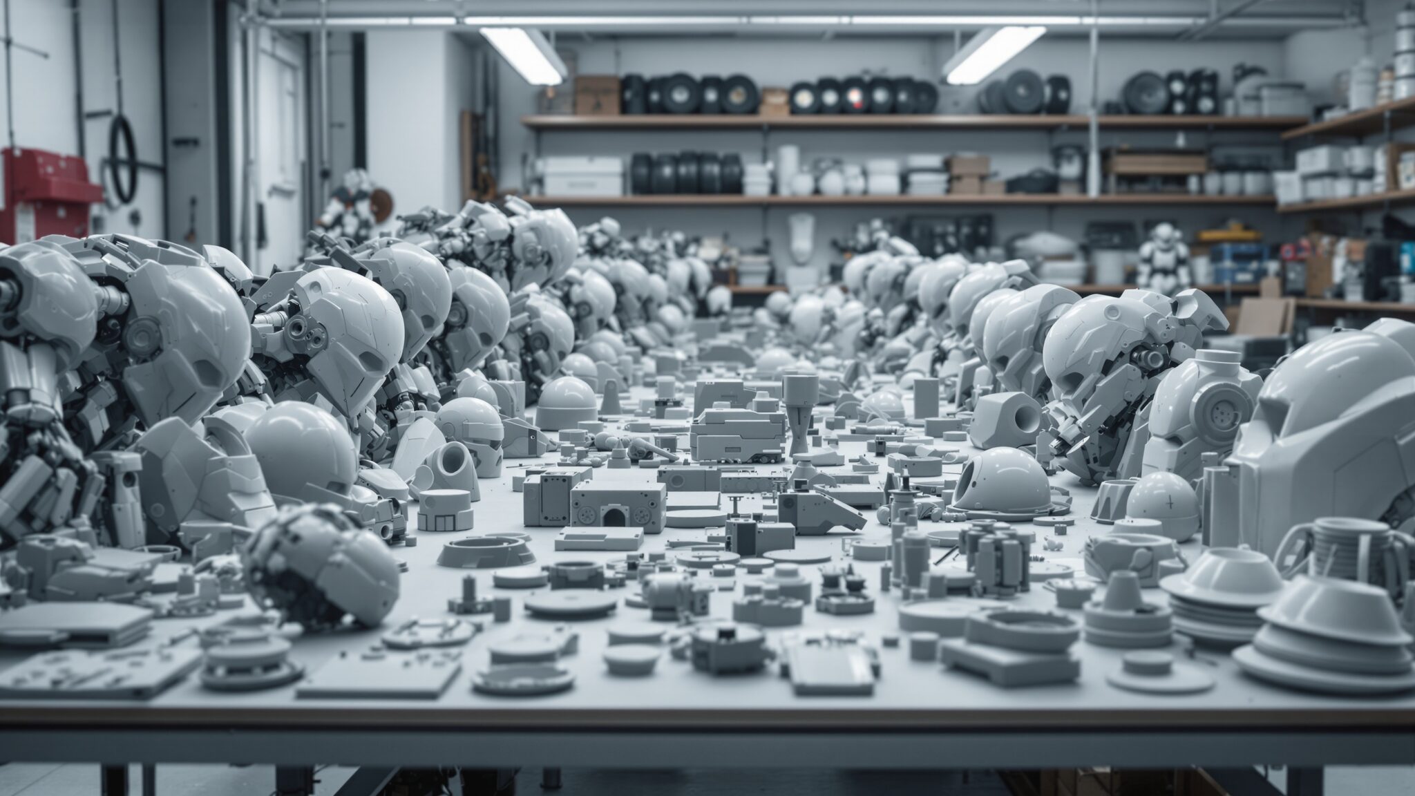 3D Printed Robot Props - Robot Streets